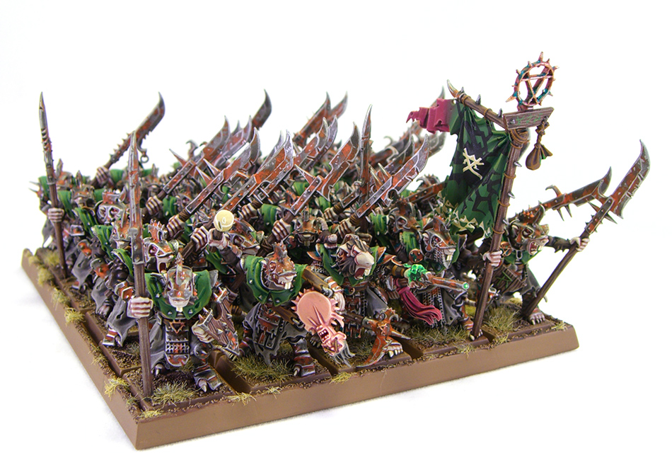 Showcase: Skaven Stormvermin Regiment - Tale of Painters