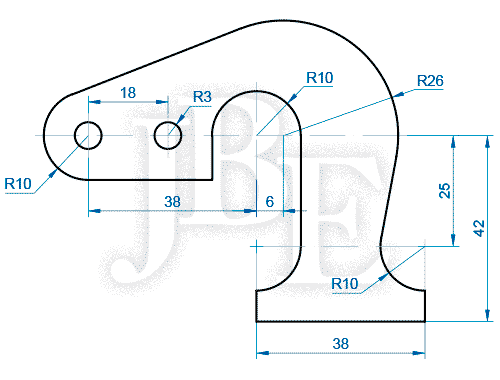 AutoCAD para todos: Ejercicio 09 - AutoCAD Básico (Video)