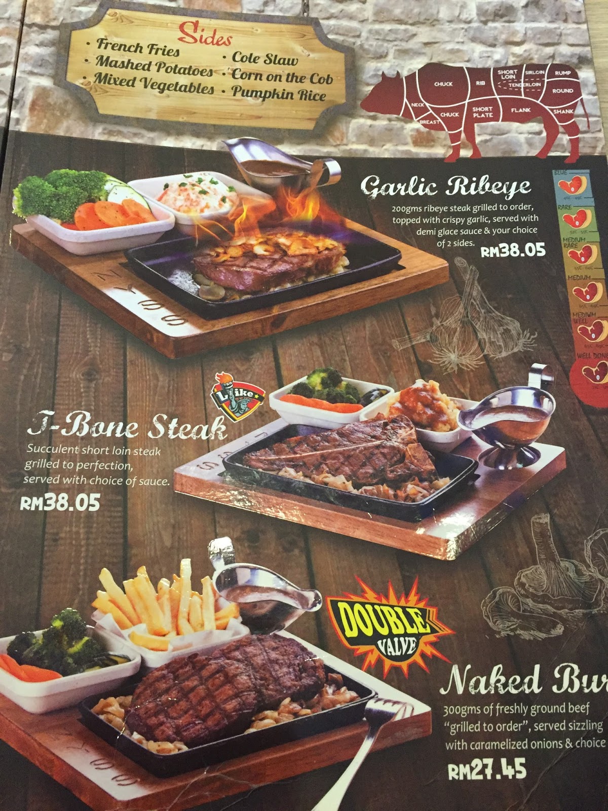 I love food: NY Steak Shack Malaysia - Succulent and Scrumptious Steaks