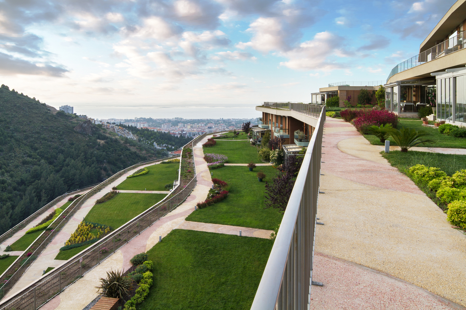 Hanging Gardens Residential Complex on Hillside in Izmir, Turkey: Most ...