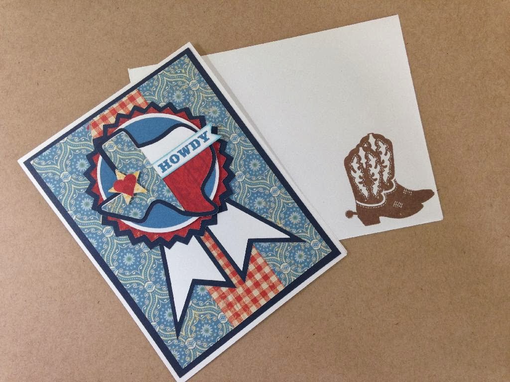 Courtney Lane Designs: Artiste Texas Howdy card