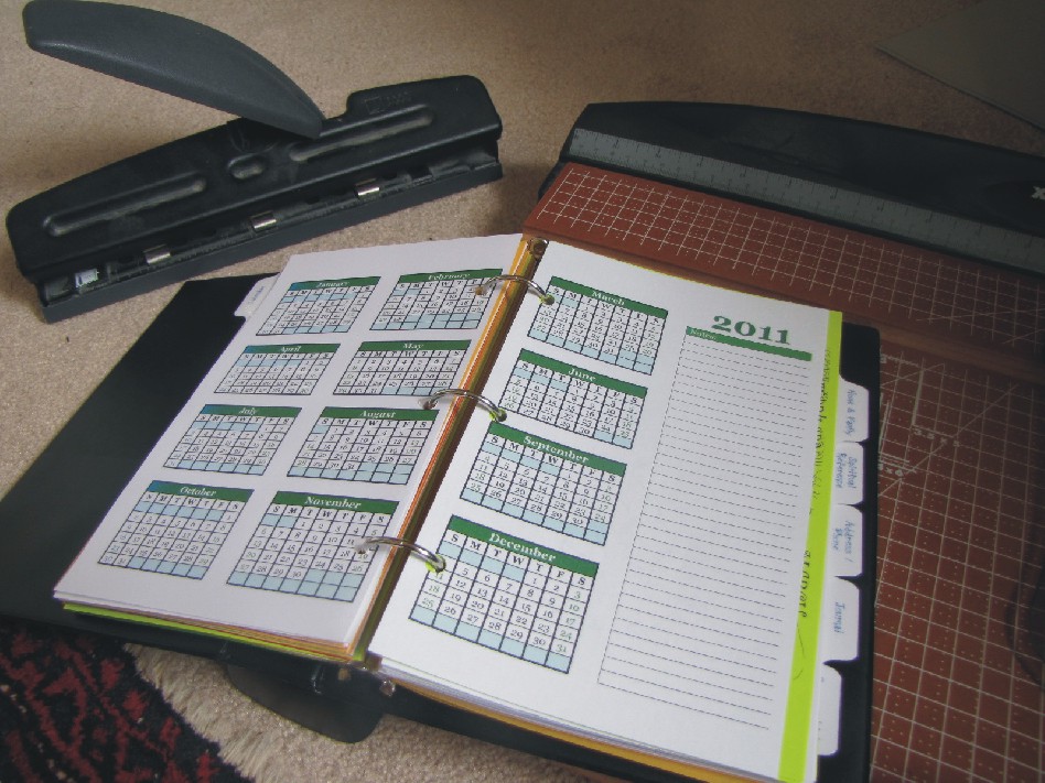 low tech custom daytimer – Arma Dei