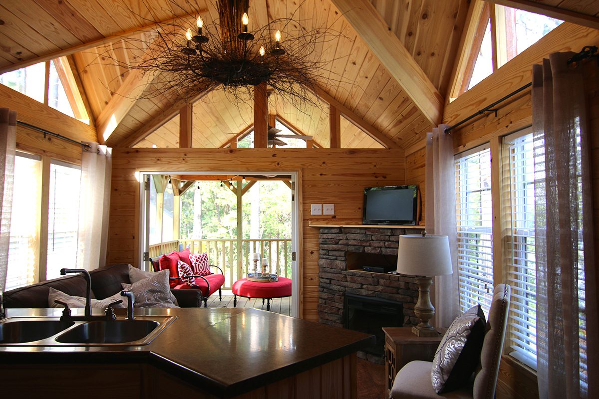 The Chattahoochee From Rustic River Park Homes [ TINY HOUSE TOWN ]