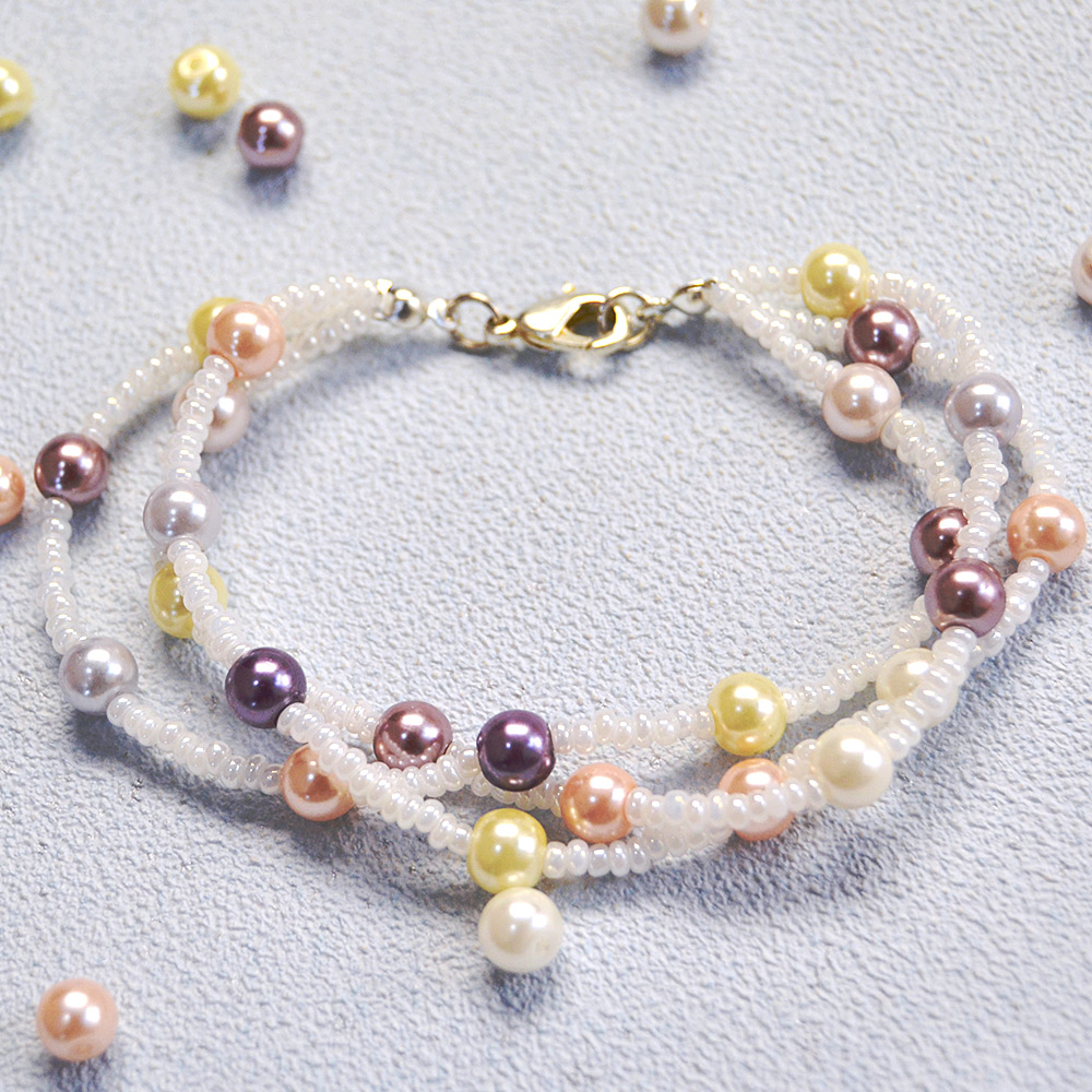 PandaHall Ideas on Making Pretty Beads Bracelet