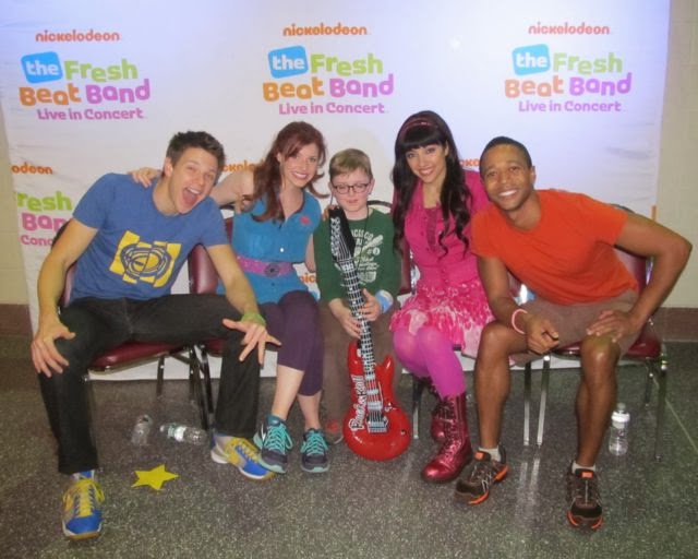 SWEET MAGGIE MAY: Just Like a Rock Star...Thank You Fresh Beat Band!