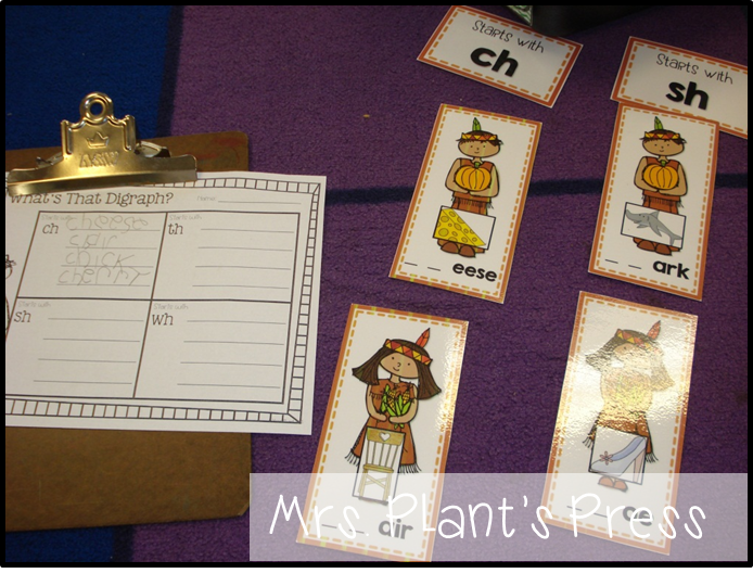 Gobbling Good Centers - Primary Press