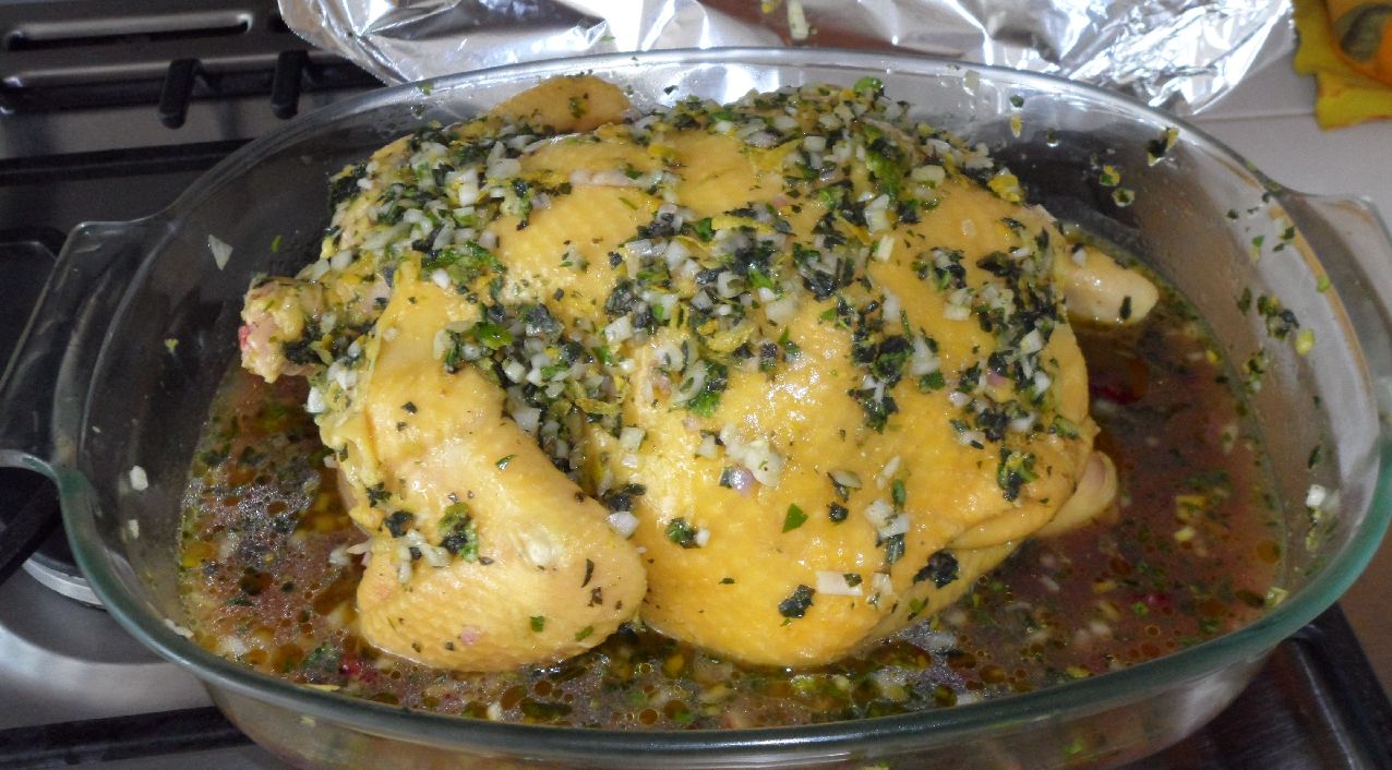 Pollo Marinado al horno