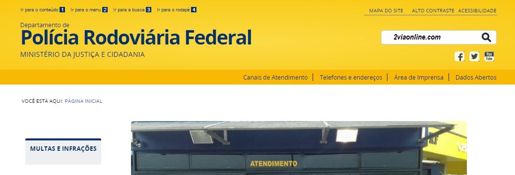 2Via de Multas da PRF 2024-2025