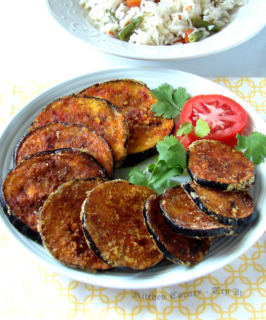 Vazhuthananga Varuthathu/Crispy Eggplant Fry