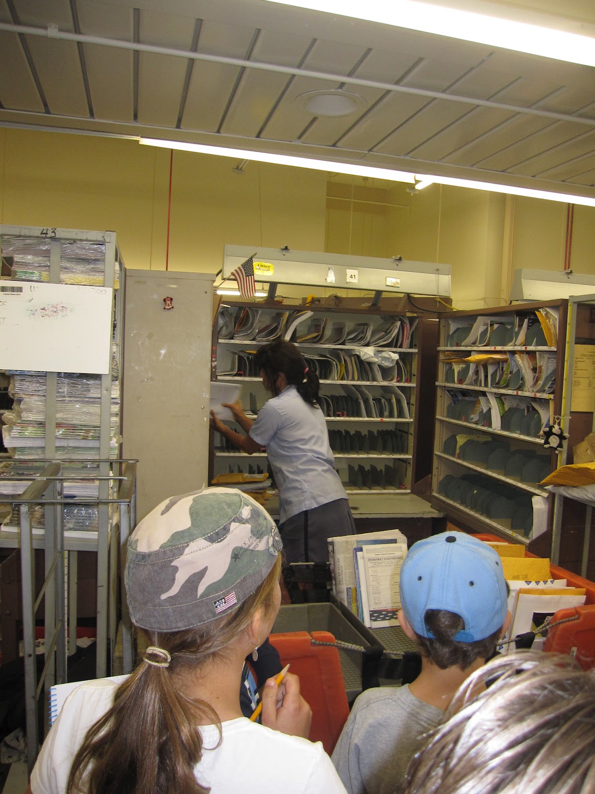 Life with the Poelstras...: Post Office Field Trip