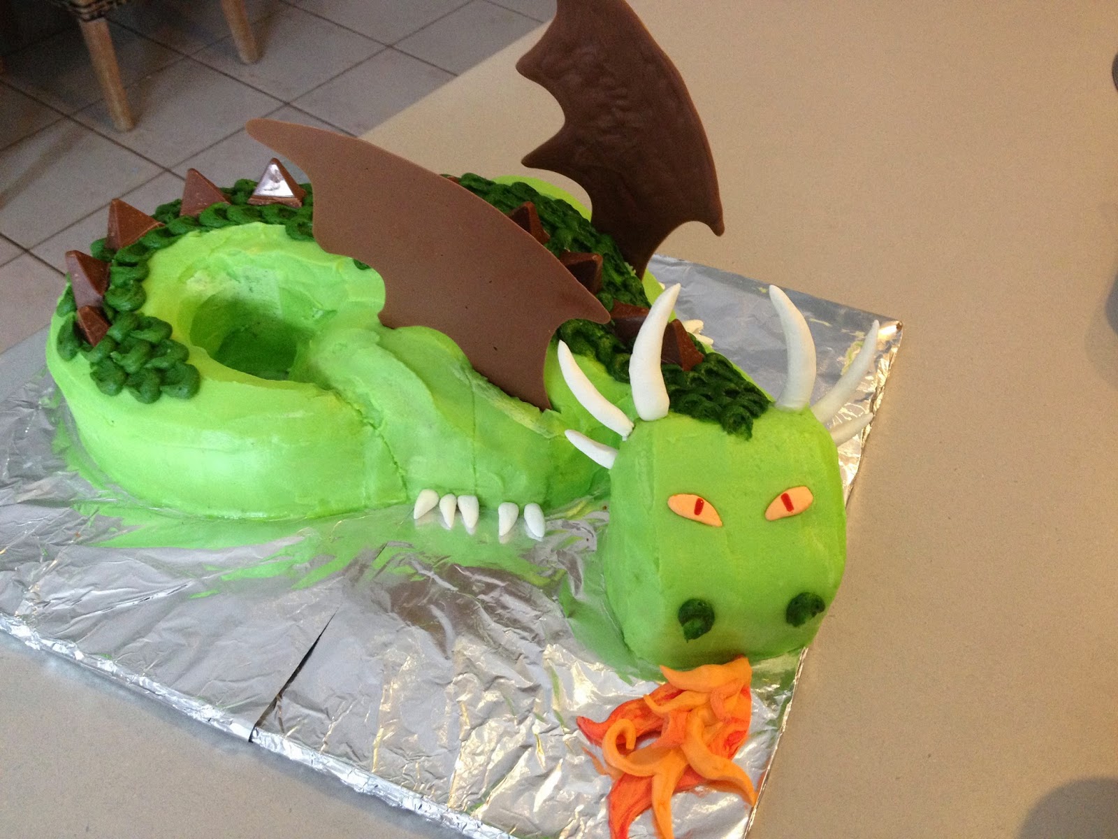 Saffron Threads: Catch Me If You Can: Dragon Cake