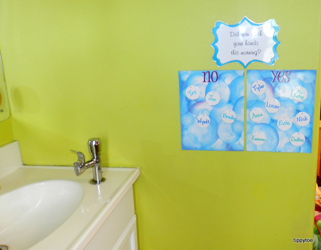 Tippytoe Crafts: Hand Washing Activity