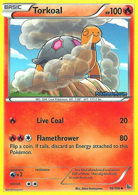 Torkoal -- Flashfire Pokemon Card Review | PrimetimePokemon's Blog