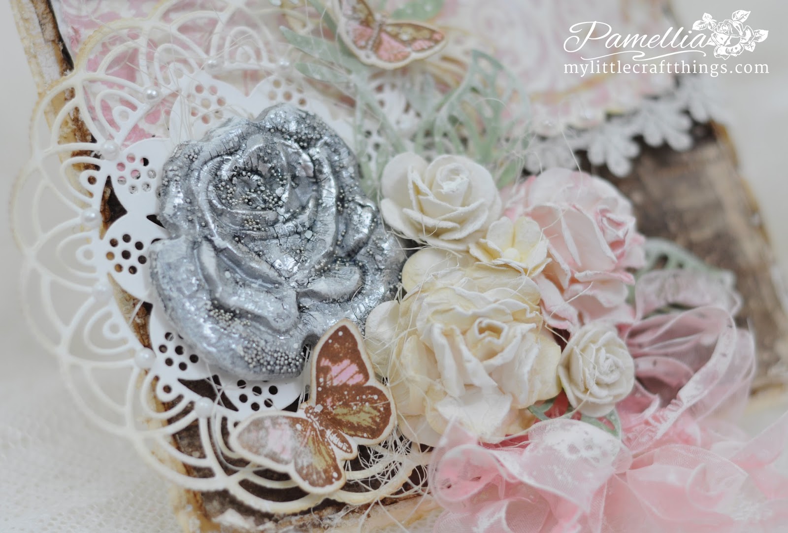 My Little Craft Things: Super Shabby and a Silver Rose
