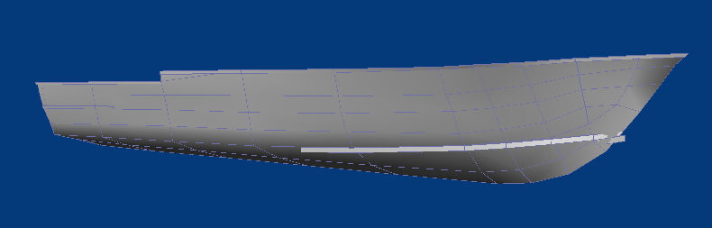 Trent C Henry paper craft: Design of a swift boat-- PCF MK2