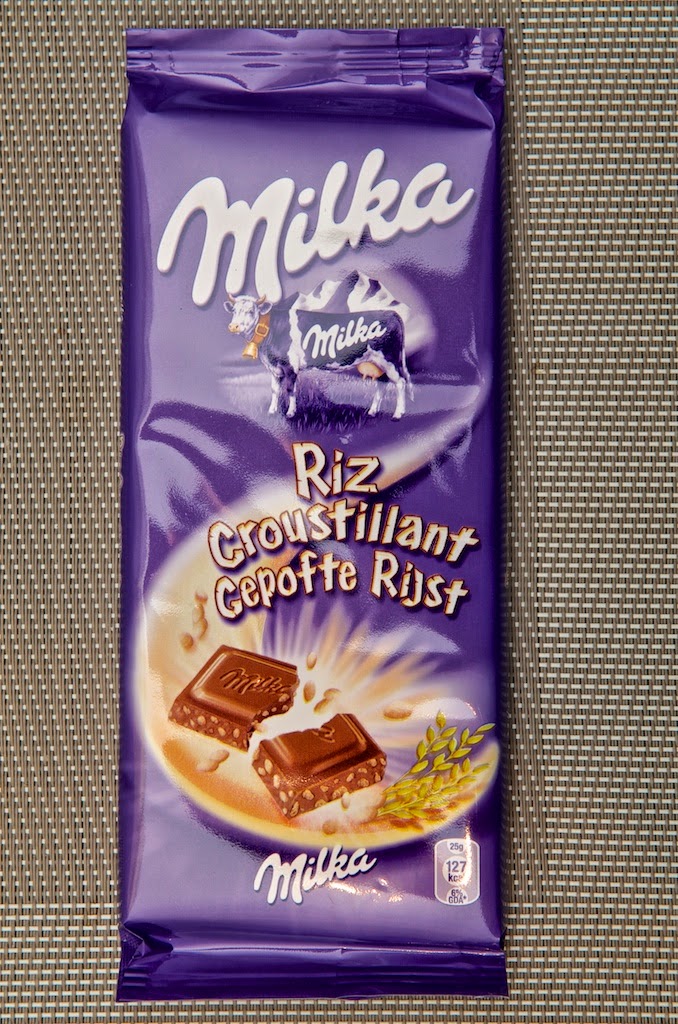 Chocolat au Lait du Pays Alpin au Riz Croustillant Milka (100g)