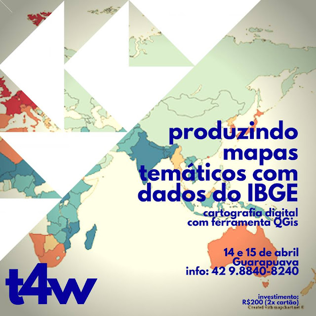 Eventos de Geografia: Curso "Produzindo Mapas Temáticos com Dados do IBGE"