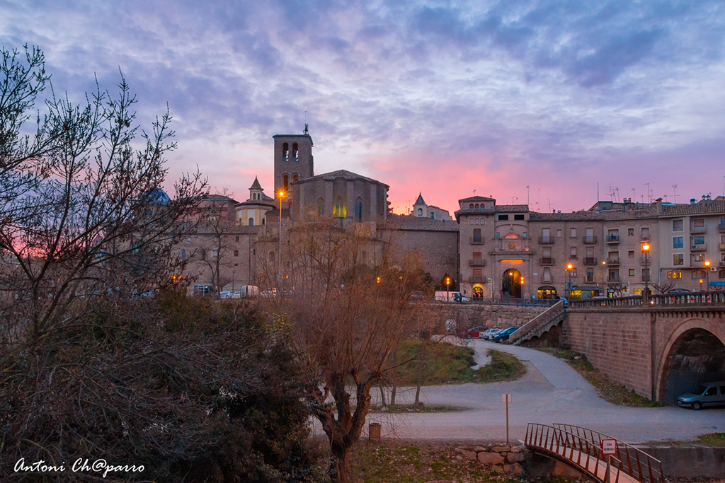 Solsones en Imagenes: Solsona, entre la noche y el dia