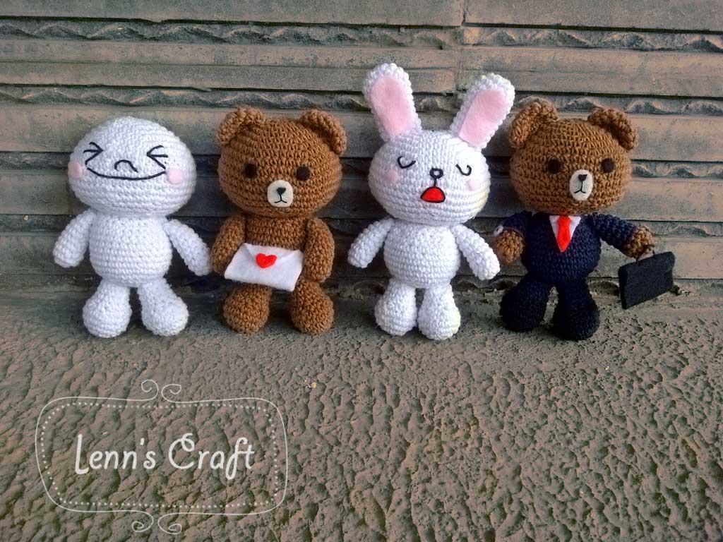 ♥ Lenn's Craft ♥ Handmade doll ♥ Amigurumi ♥ : Line doll by Lenn's Craft