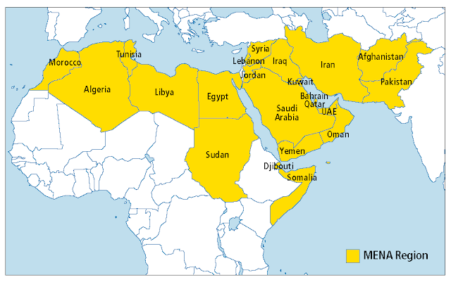 The term MENA is an acronym referring to the Middle East and North ...