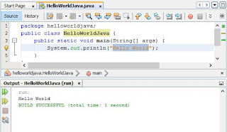 Tutorial Java : Program 'Hello World' Menggunakan Java - HTML