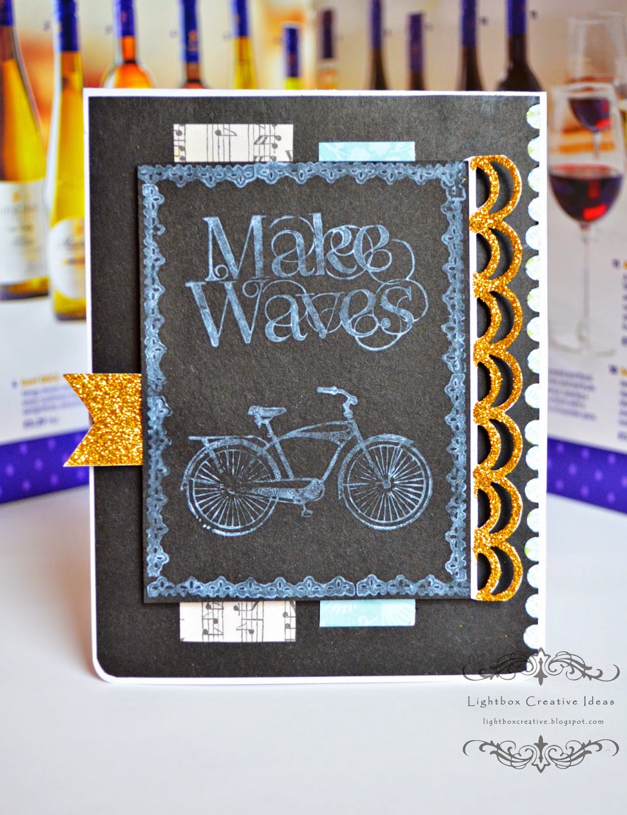 Lightbox creative Ideas: CAS Card