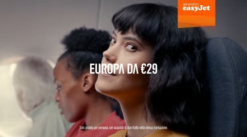 Modella Pubblicità EasyJet Europa Why Not?: Foto e nome Testimonial ...