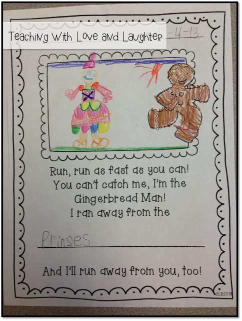 Teaching With Love and Laughter: Gingerbread Writing Freebie