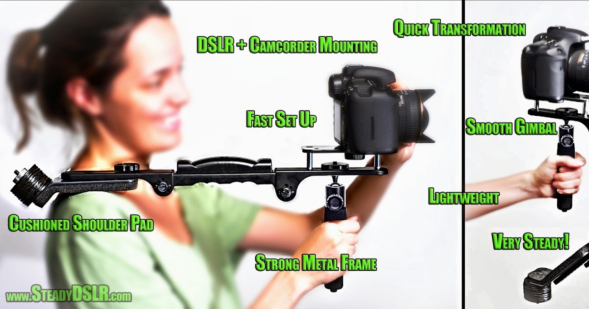 Check out this two in one Video Camera Stabilizer! A Glidecam/Steadicam ...