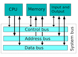 Define a bus. Describe the function of the address bus, control bus and ...