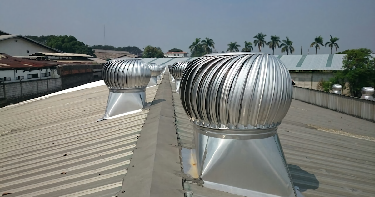 Jual turbine ventilator , exhaust roof ventilator , ventilator atap ...