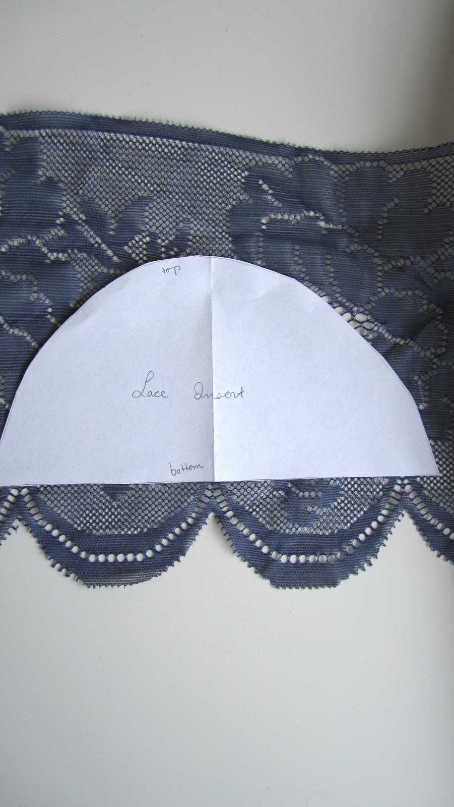 A Few Threads Loose: Lingerie Sew-Along: Tap Pants Lace Inset and Front ...