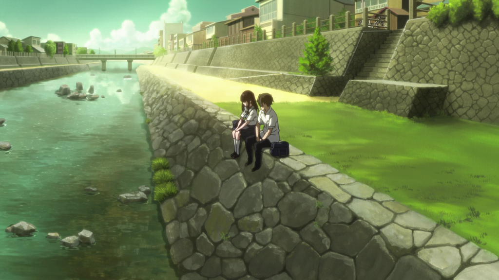 MikeHattsu Anime Journeys: Hyouka - Riverbank
