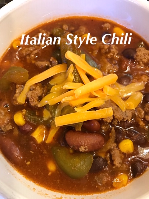 Crock Pot Italian Style Chili | Julie's Creative Lifestyle