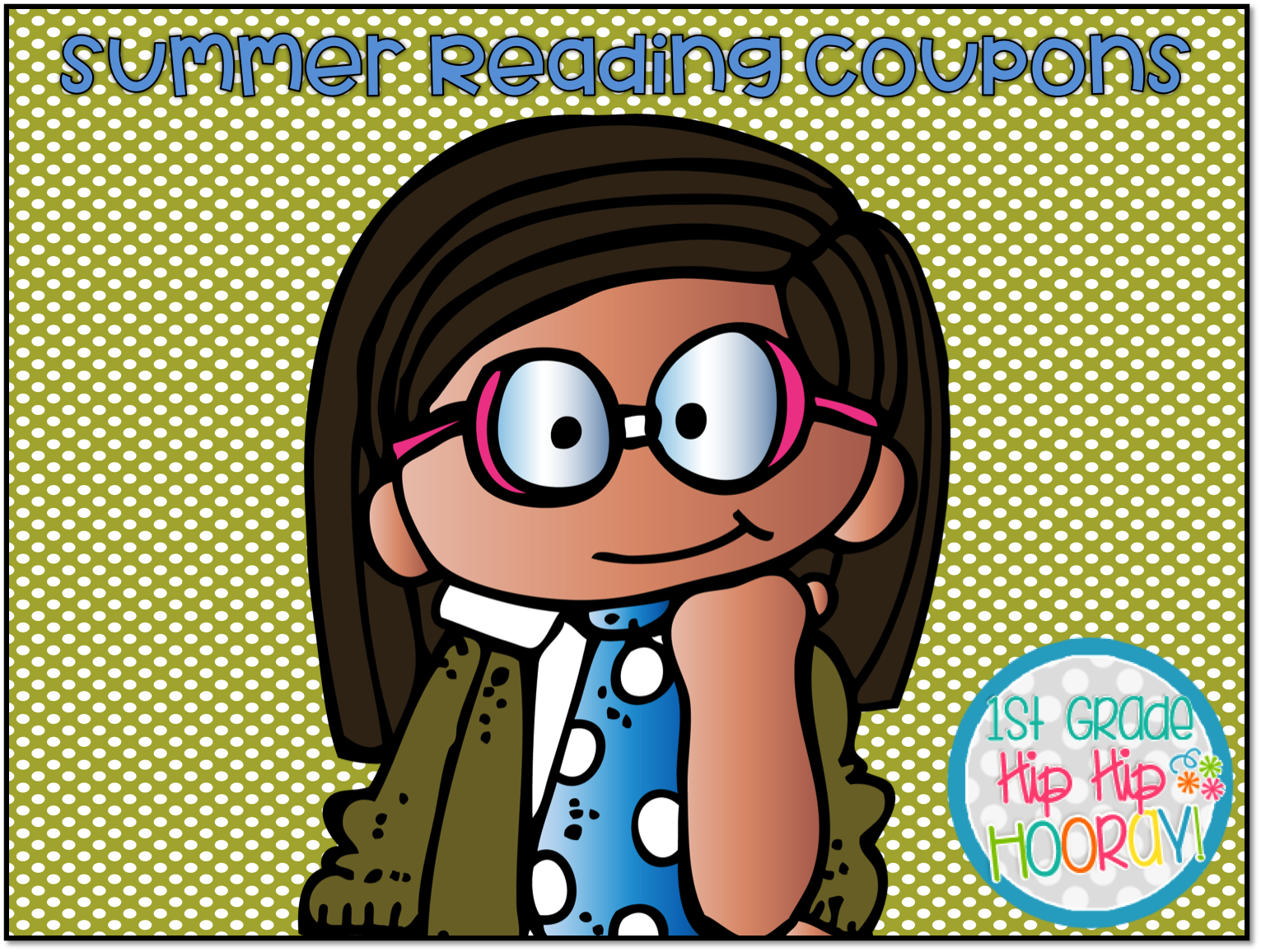 1st Grade Hip Hip Hooray!: Summer Reading Reward Coupon Freebie!!