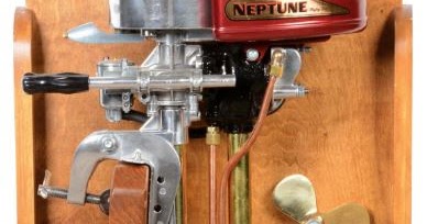 Just A Car Guy: mini Neptune Outboard Motor, 31" tall display ...