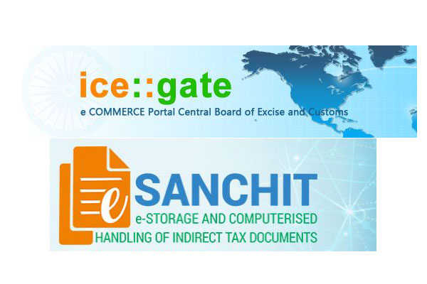 E Sanchit ICEGATE and CUSTOMS procedure ~ Export Import India