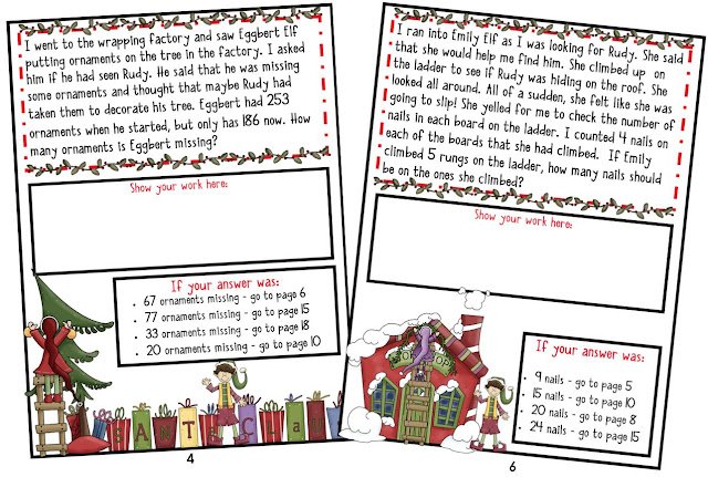Rockin' Teacher Materials: Math Mystery-The Case of the Missing Reindeer