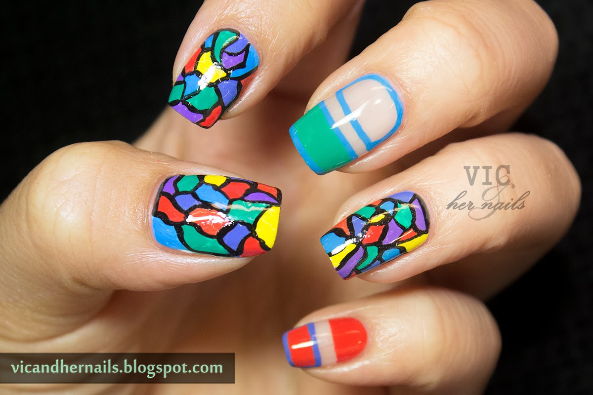Vic and Her Nails: VicCopycat - Manicurator's Mosaic Nail Art