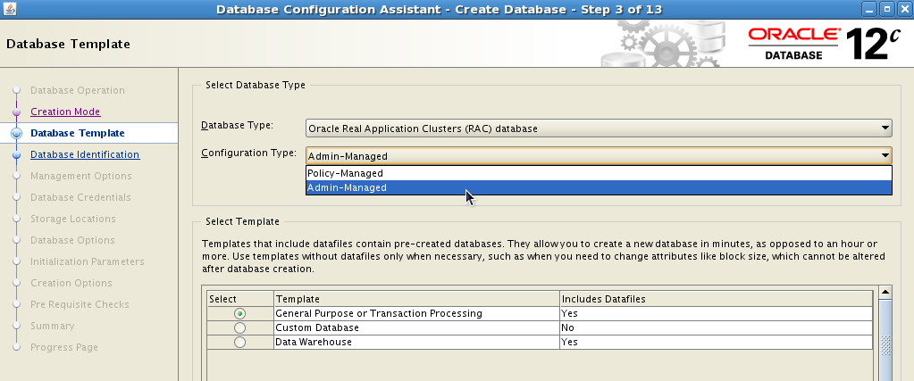 Trace Of Thinking Path Oracle 12c Rac Install 3 Of 3 Create 12c 9633