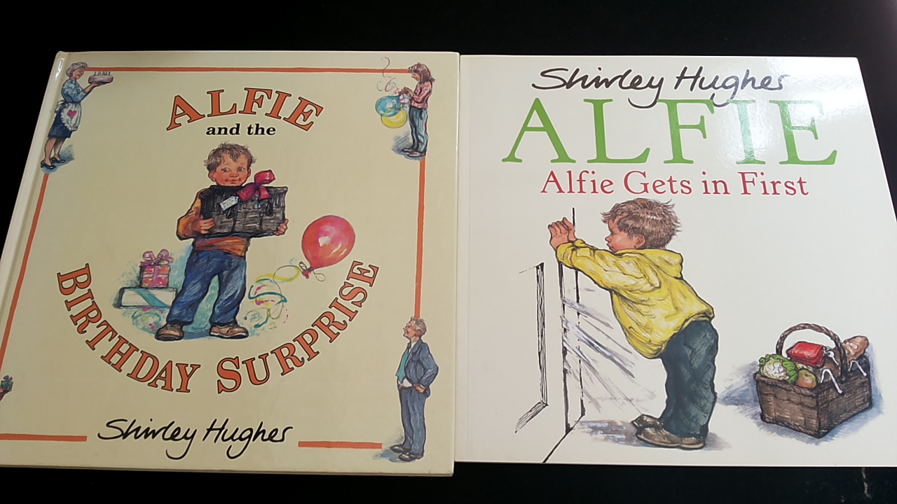 Kid Books Blog: 220.Alfie and the Birthday Surprise / Alfie gets in First