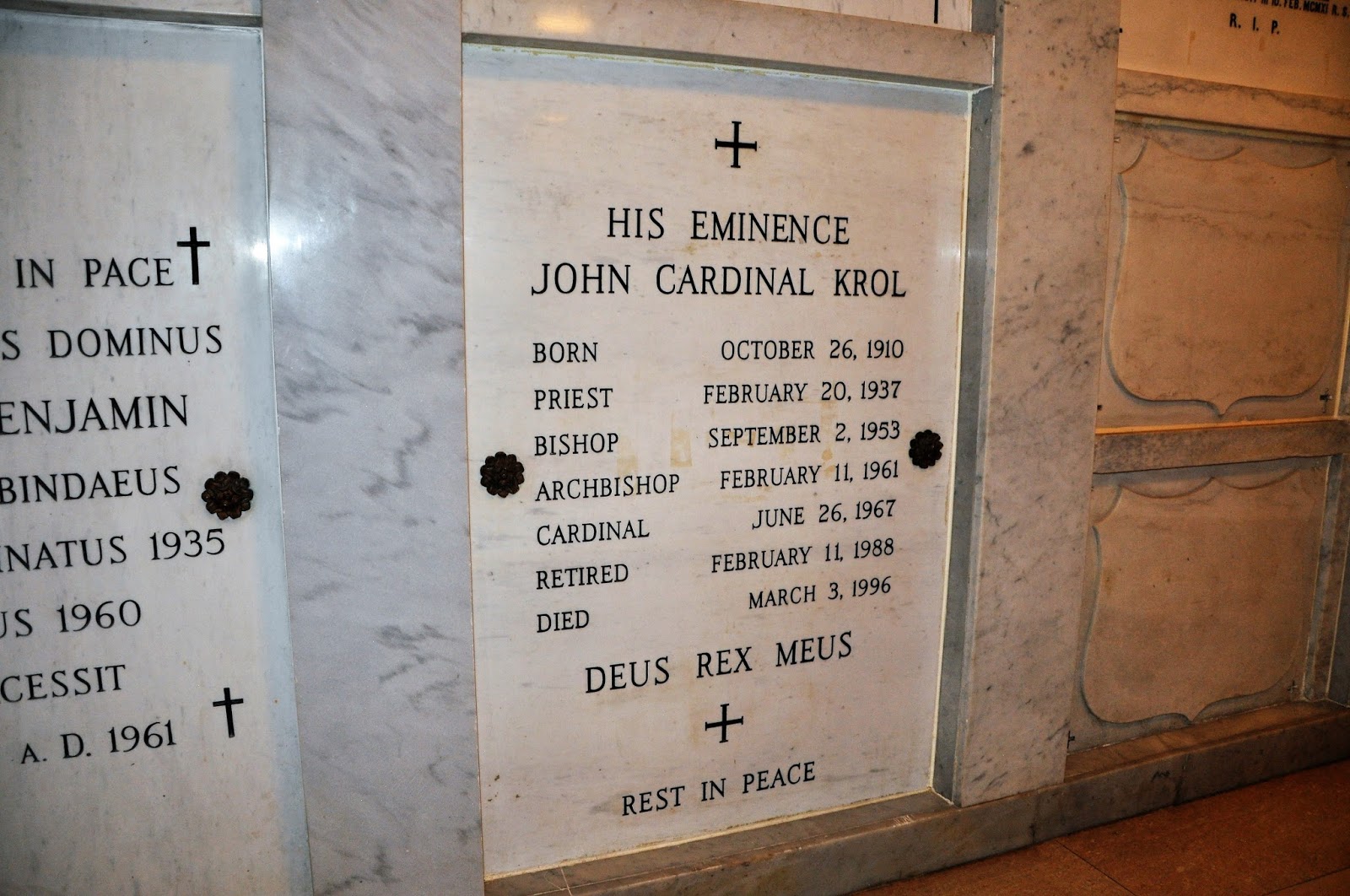 Orbis Catholicus Secundus: Tomb of the Great Polish-American Cardinal Krol