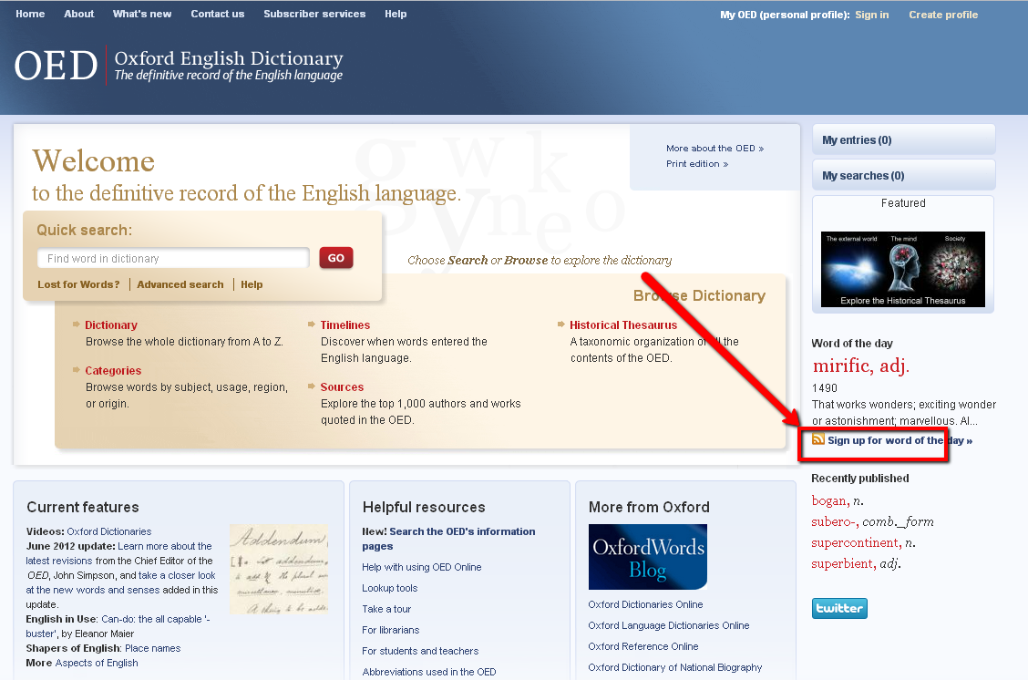 Delgado Community College Libraries Blog: Oxford English Dictionary ...