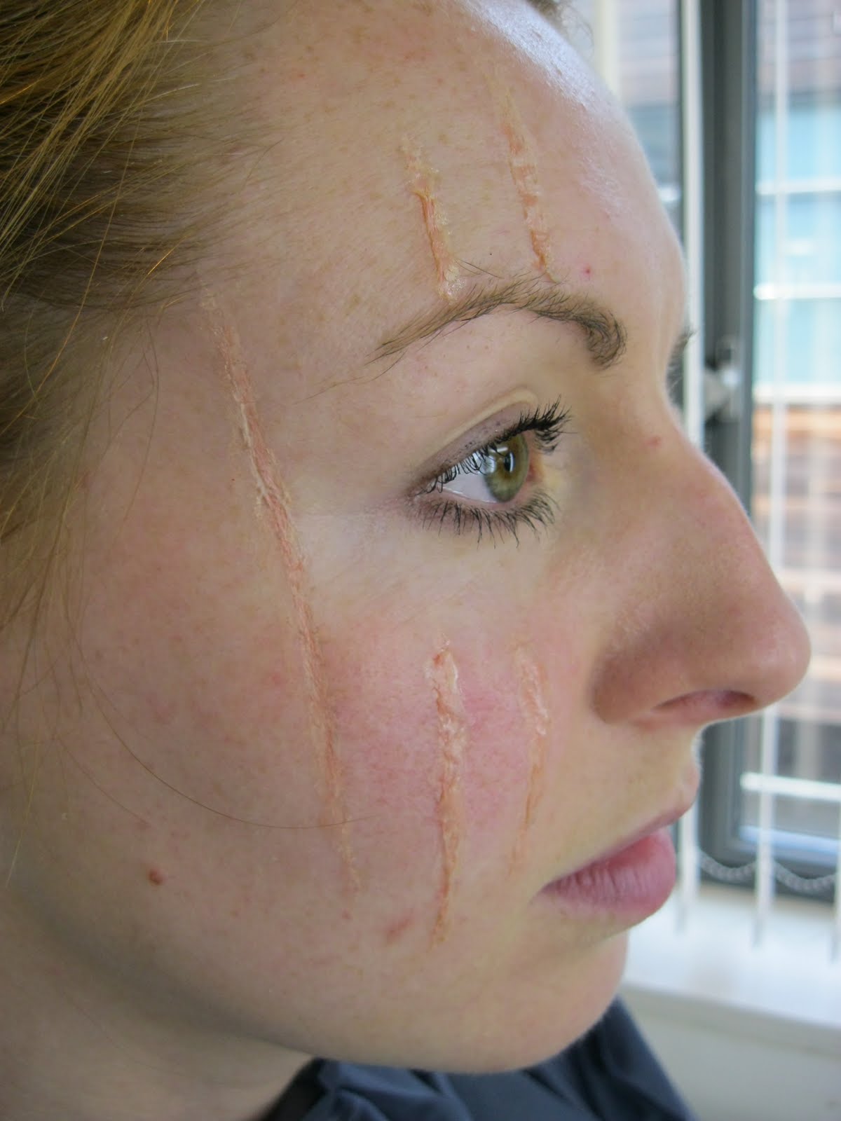 Mousey Brown makes up: Bloody hell!