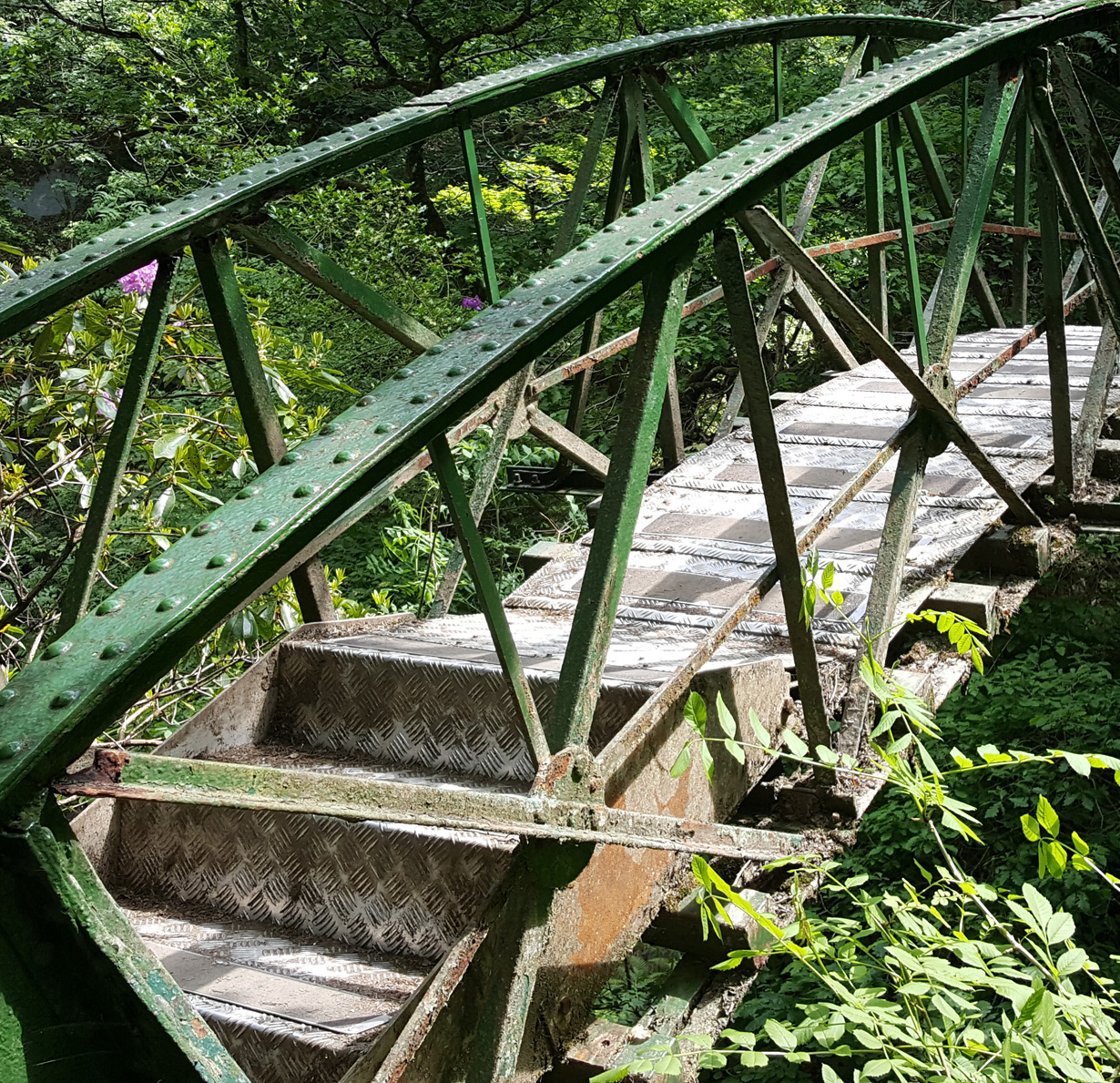 The Happy Pontist: Welsh Bridges: 16. Footbridge at Devil's Bridge