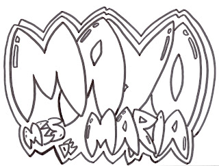 Me gusta la clase de religión: Colorea a Maria