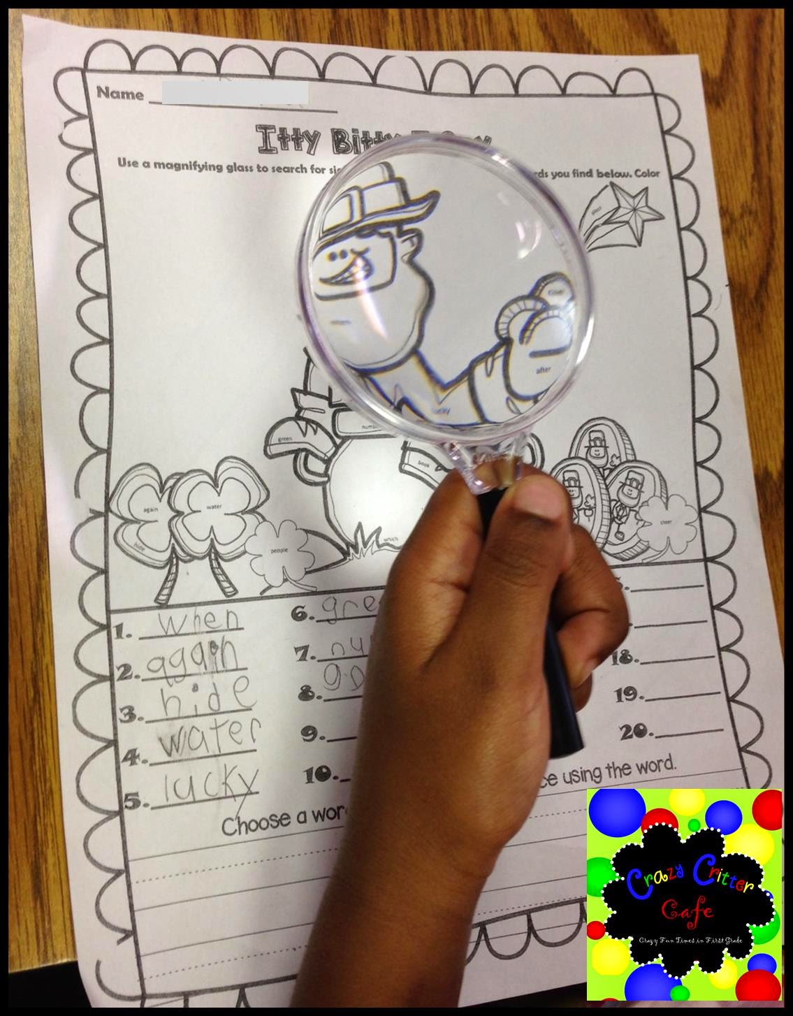 Crazy Critter Cafe : St. Patrick's Day Fun & FREEBIES!