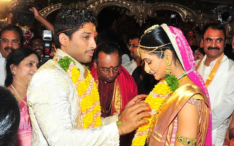 CINE ENTERTAINMENT: Allu Arjun and Sneha Reddy Marriage Photos, Bunny’s ...