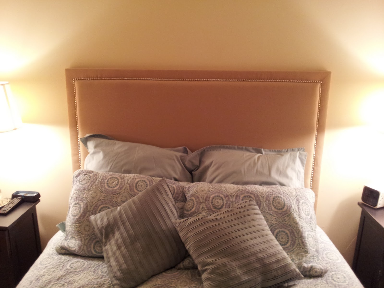 Our Pinteresting Family: Upholstered Headboard