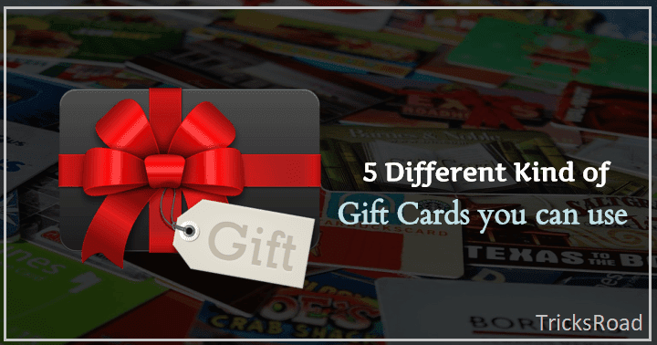 5 Type of Gift Cards You can Use in Business | TricksRoad- Making Your ...